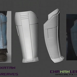 Bo-katan Armor, Shin Guard, Shin Greaves, Costume, Custom Size - Etsy