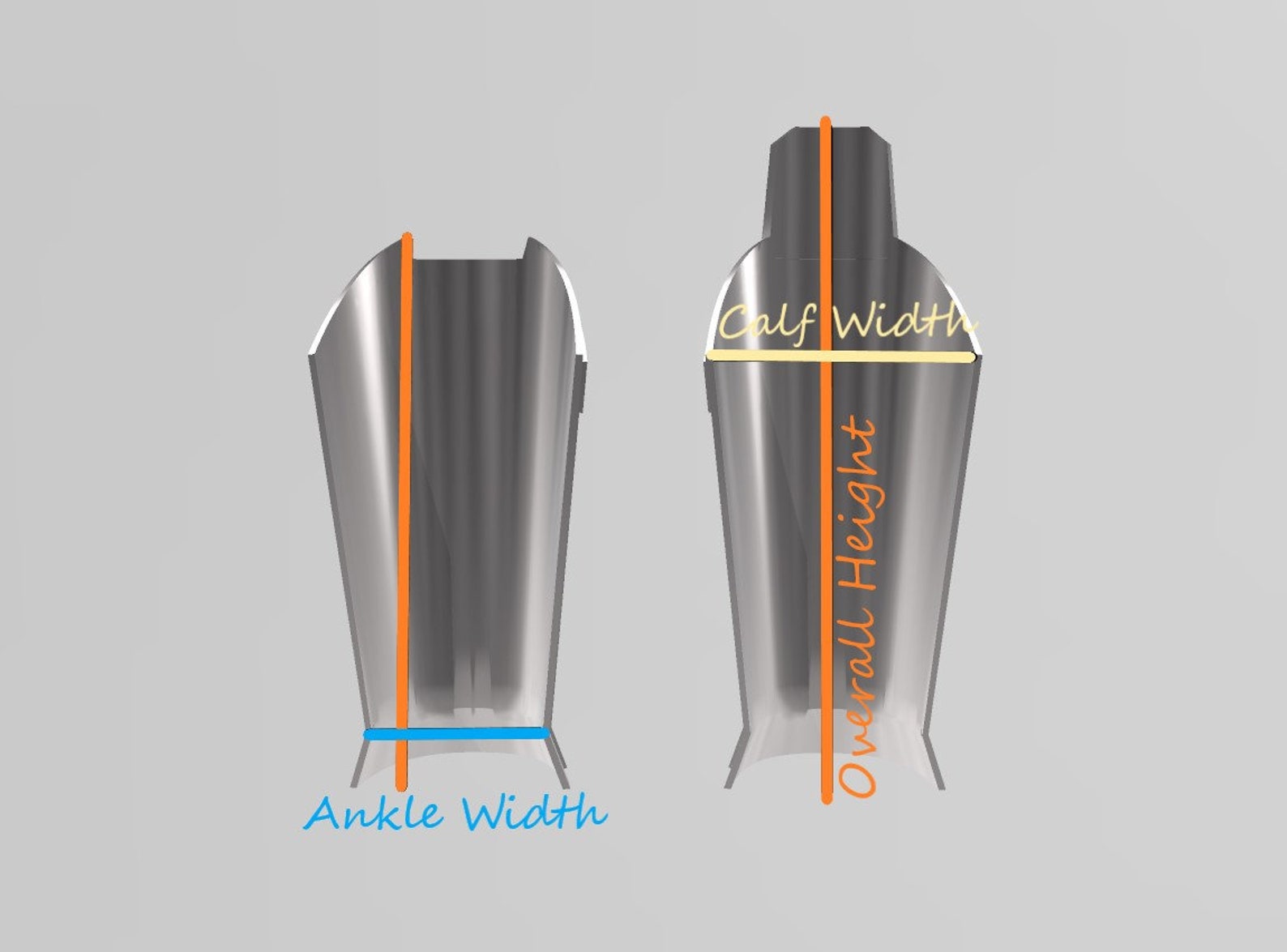 Mandalorian Shin Guard Shin Greaves Costume Custom Size - Etsy