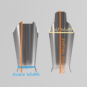 Mandalorian Shin Guard, Shin Greaves, Costume, Custom Size, Din Djarin ...