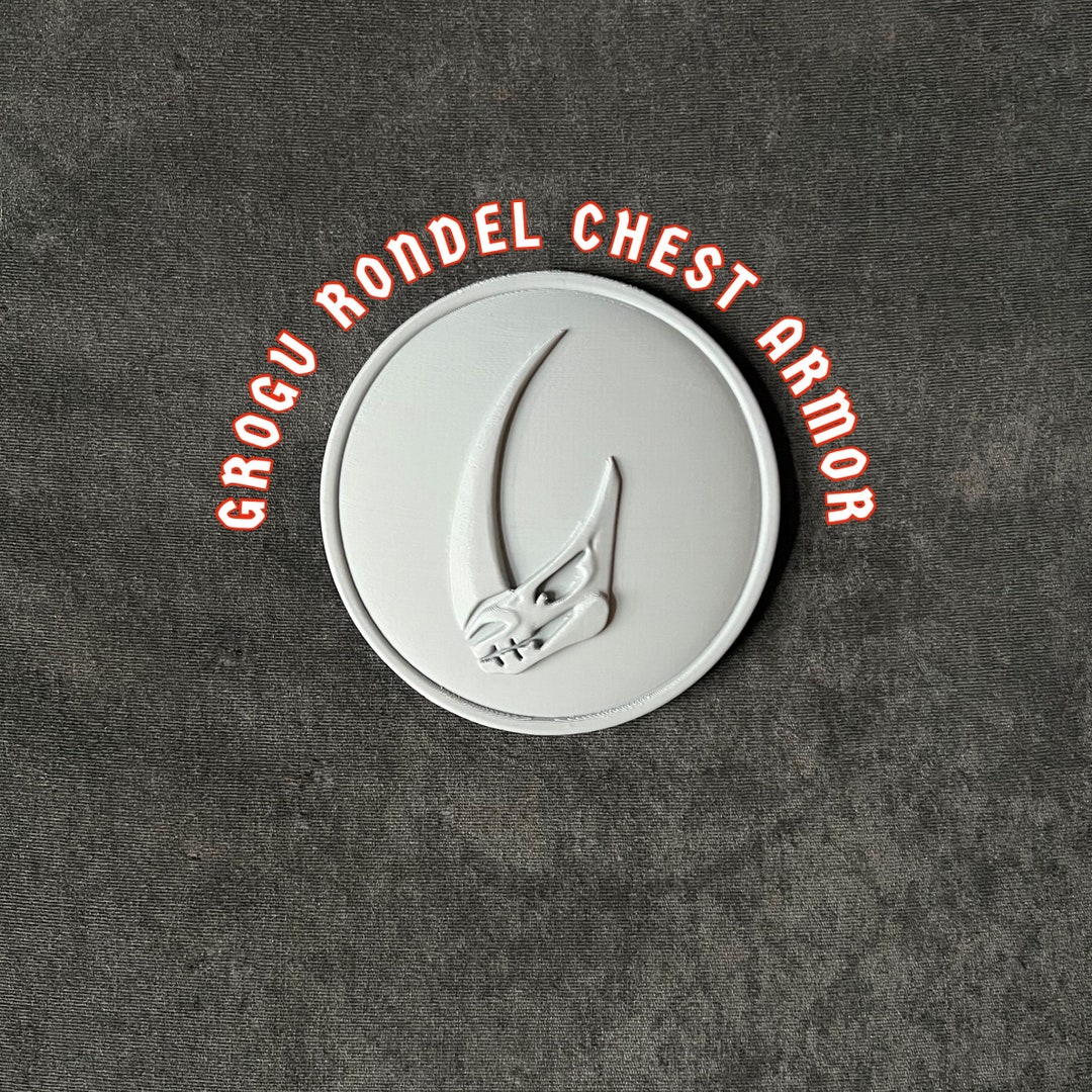 Rondel Disc Grogu Foundling Armor, Season 3, Armor Piece, Mandalorian ...