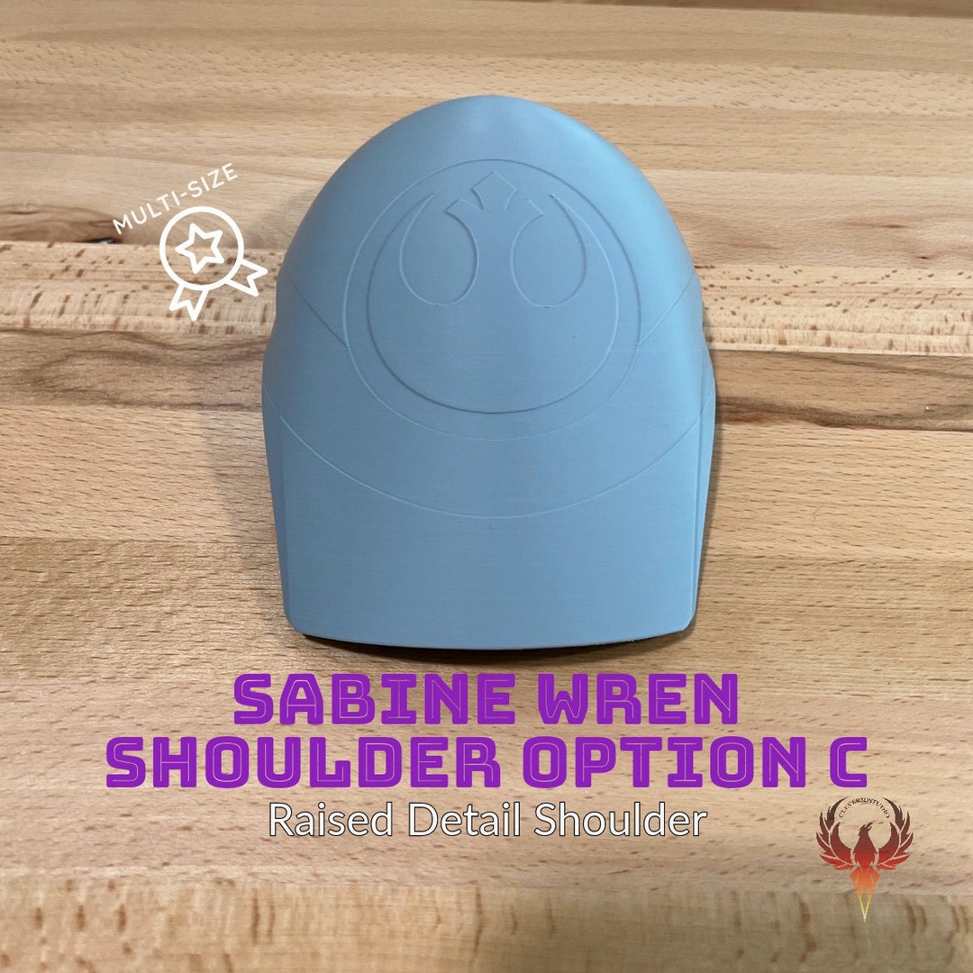 Sabine Wren Shoulder Armor, Ahsoka Season 1, Option C (single Shoulder ...