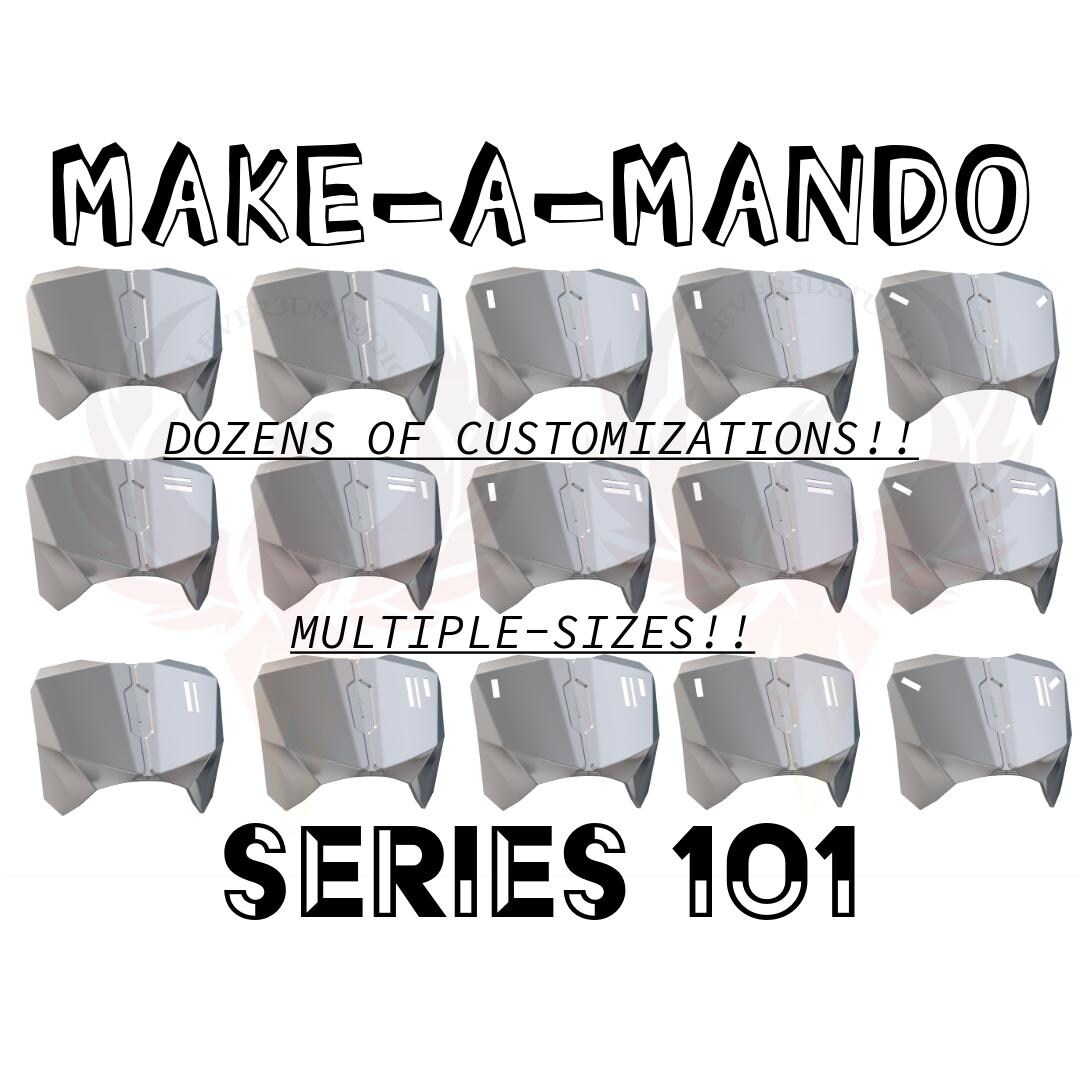 101 Make-a-mando Complete Custom Chest Armor Series, Upper Chest Plate ...