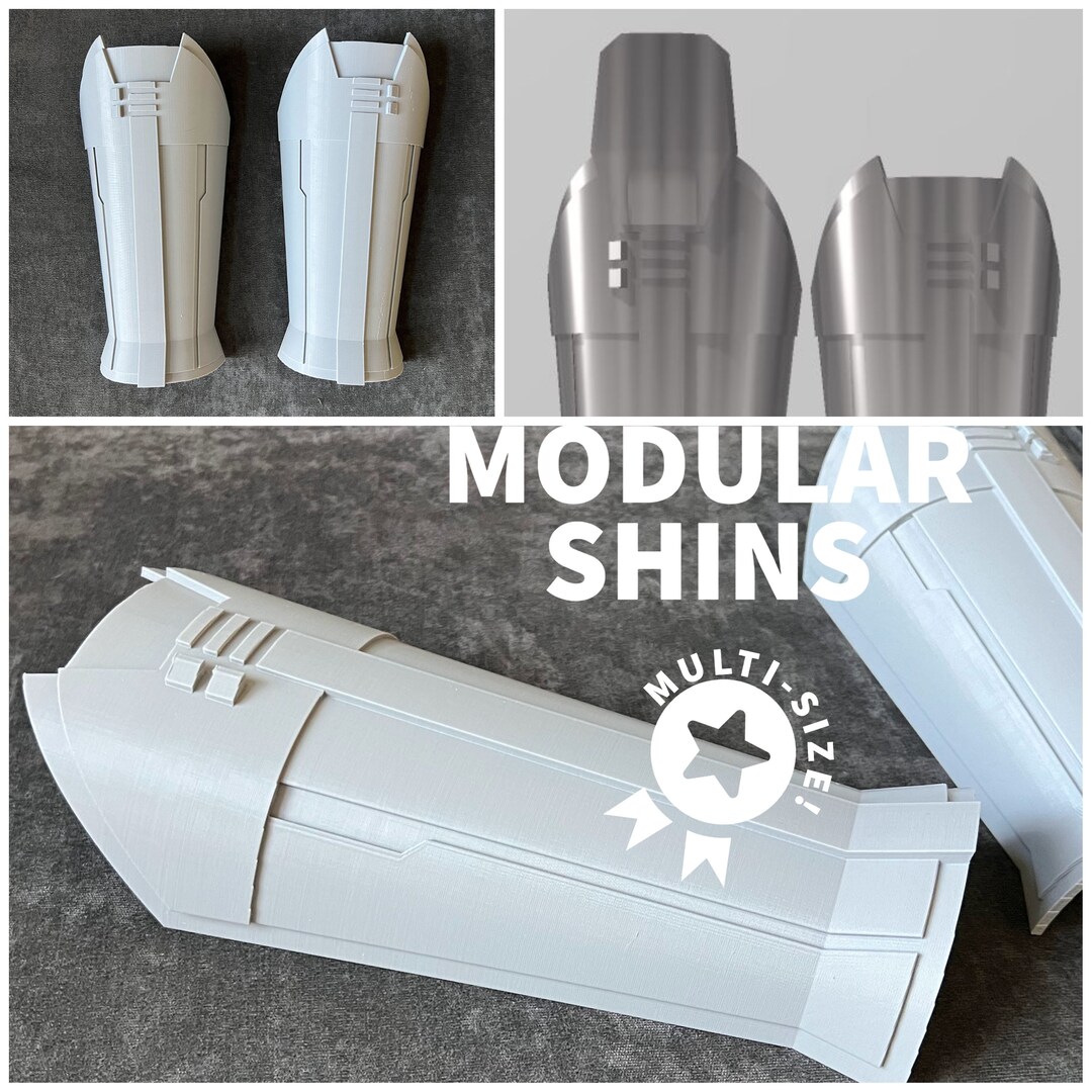 Mandalorian Shin Guard, Shin Greaves, Costume, Custom Size, Din Djarin ...