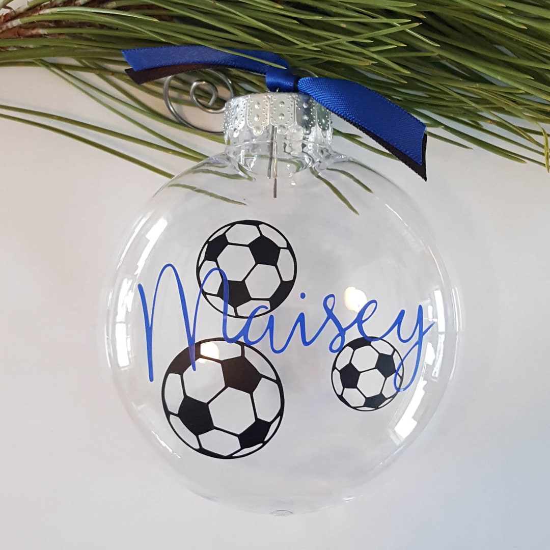 Personalized Soccer Ball Ornament - Etsy