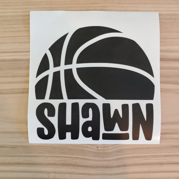 Basketball Decal Personalized Basketball Decal Basketball | Etsy