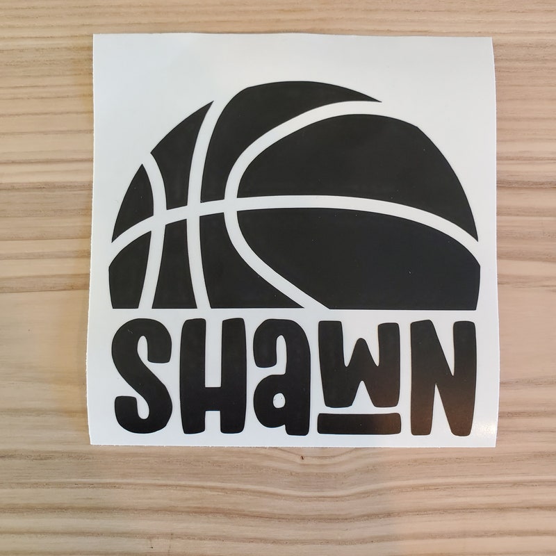 Basketball Decal - Etsy