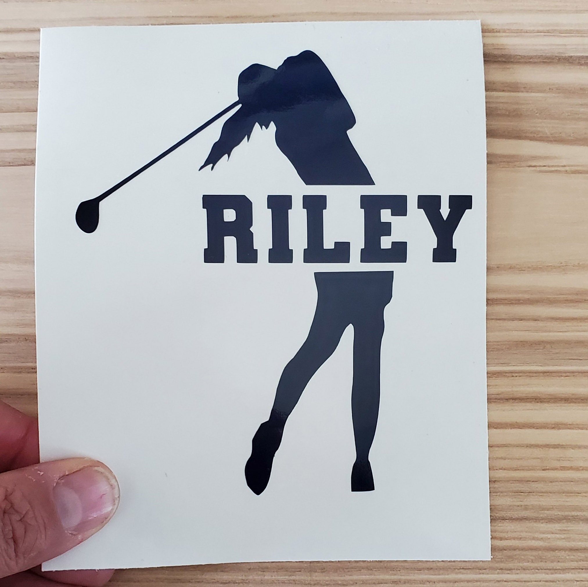 Golf Decal Personalized Golf Decal Mens Golf Womens Golf - Etsy