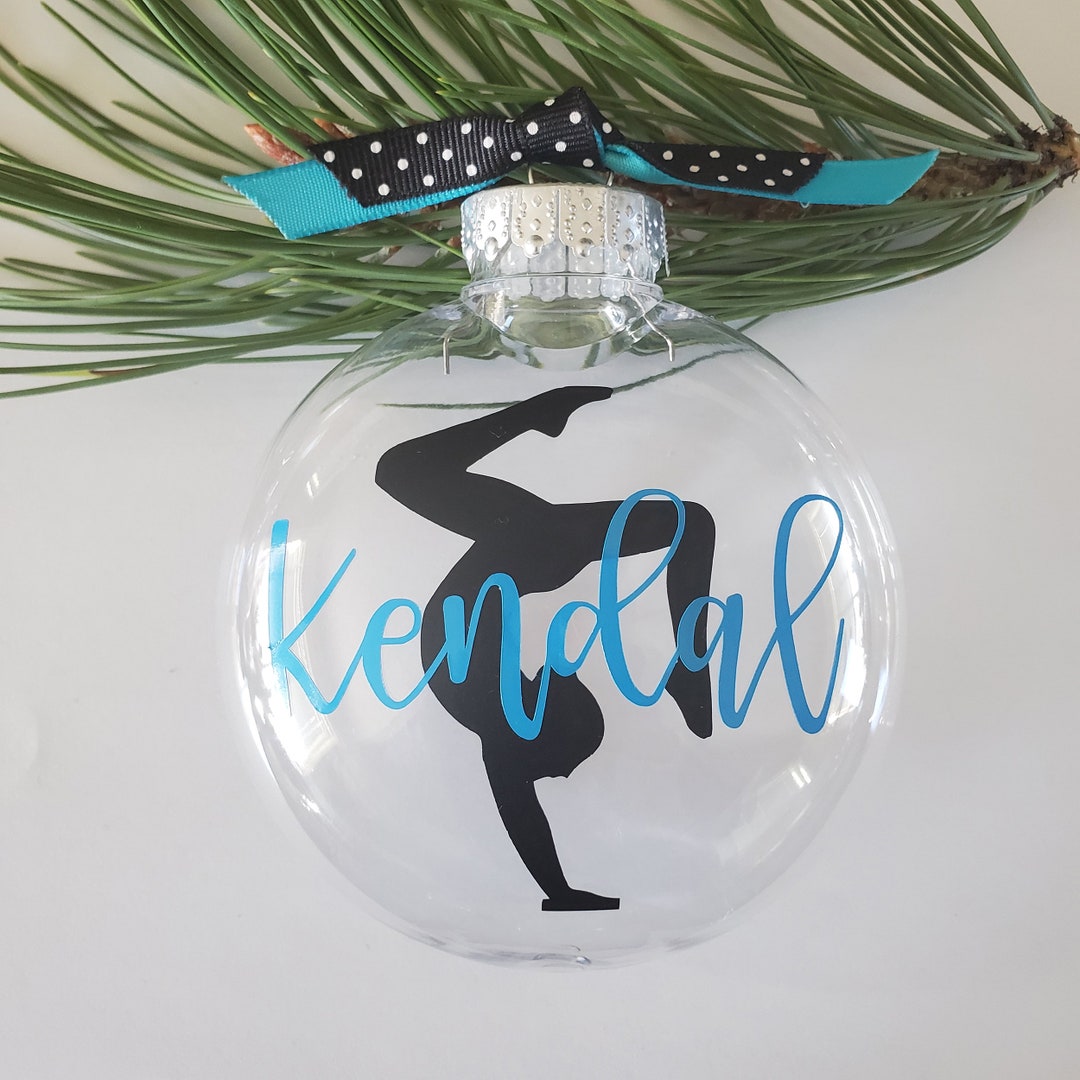 Gymnastic Ornament Personalized Gymnastic Ornament Gymnast - Etsy