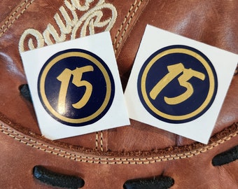 Softball Bat Knob Decals - Etsy