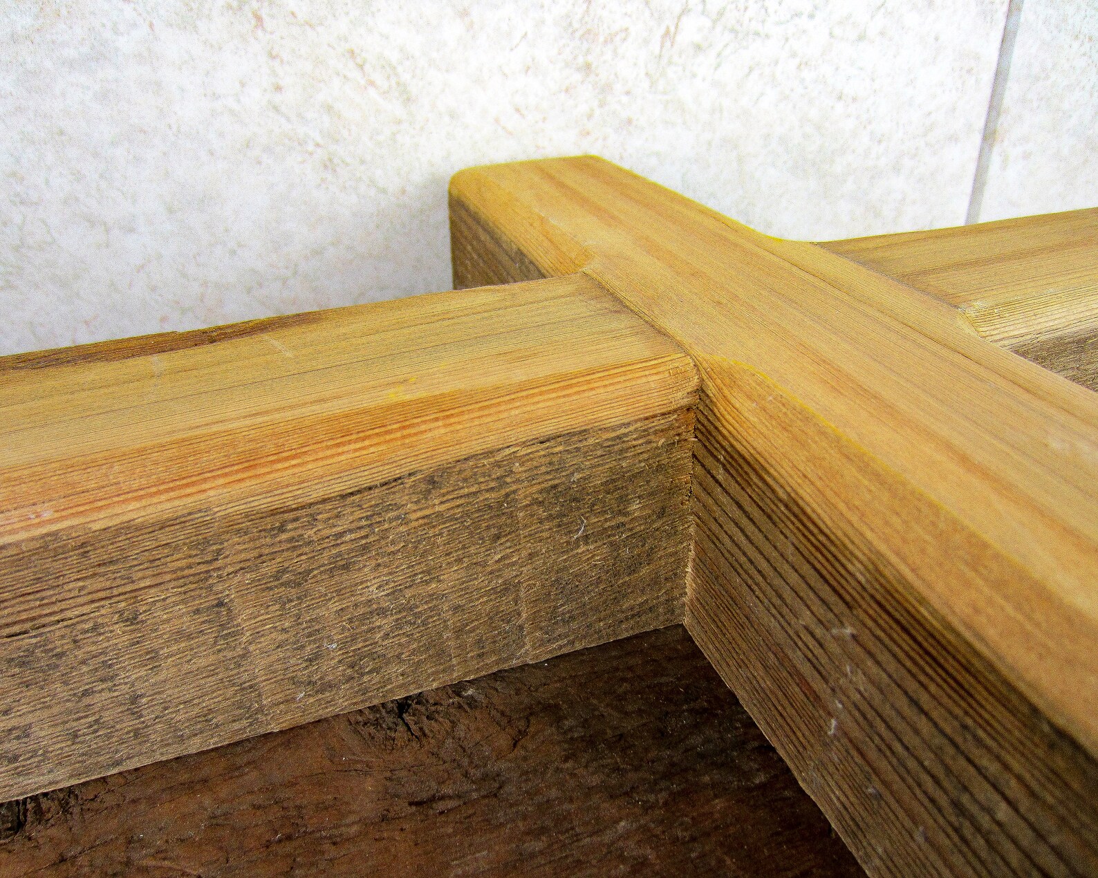 Wood Cross 16 Barnwood Cross Cypress Wood Cross | Etsy