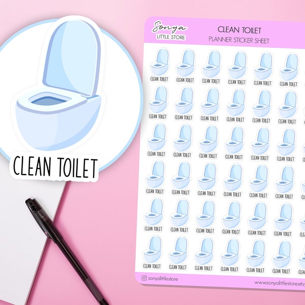 Toilet Sticker - Etsy