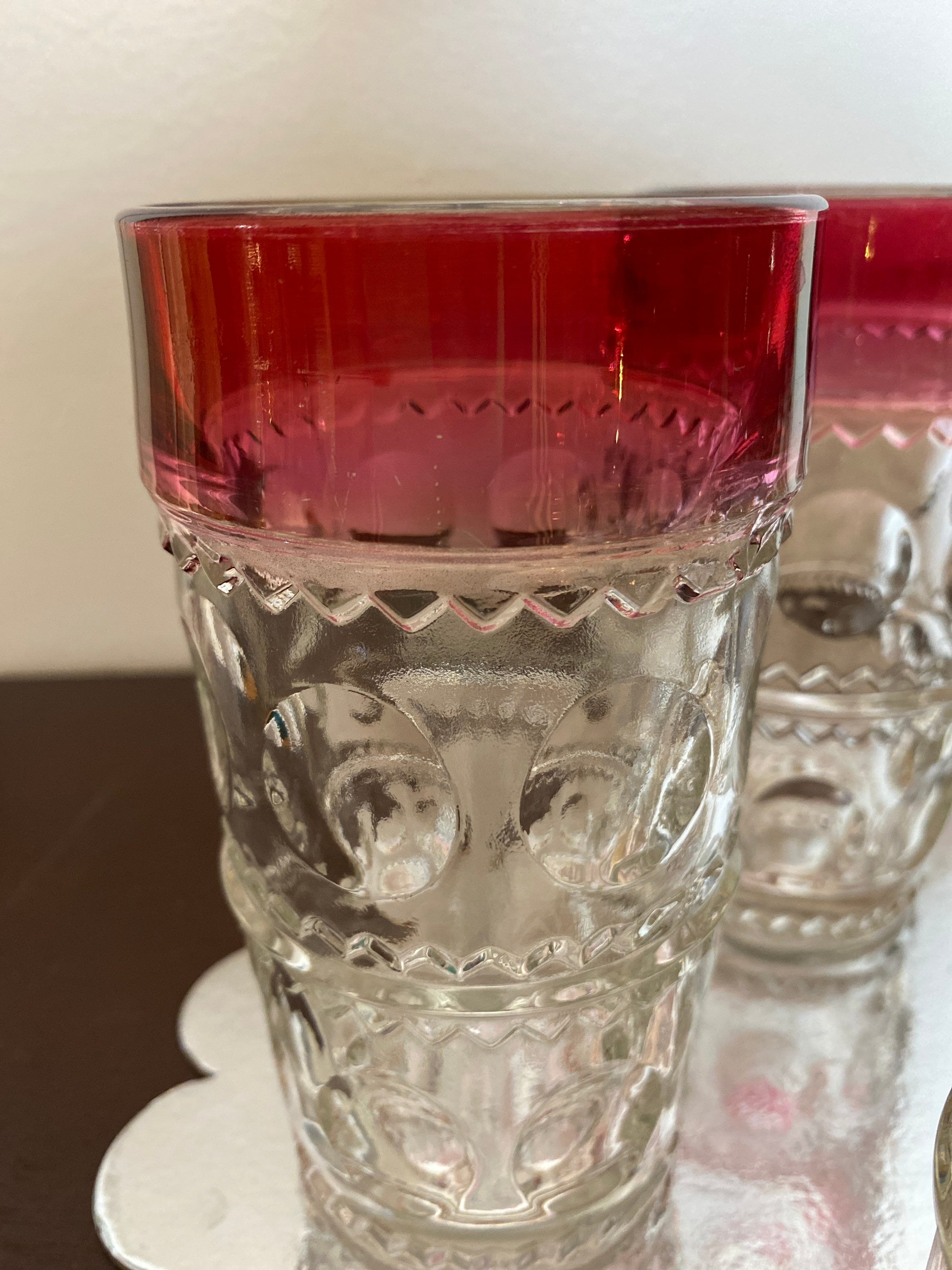 Ruby Red Glassware - Etsy