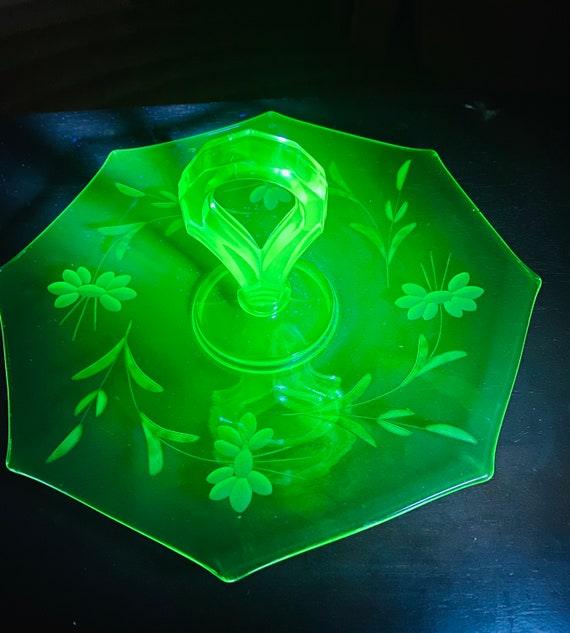 Uranium Serving Dish 8 Sided Plate - Etsy