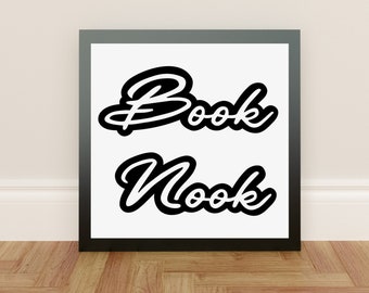 Book Nook Signs - Etsy