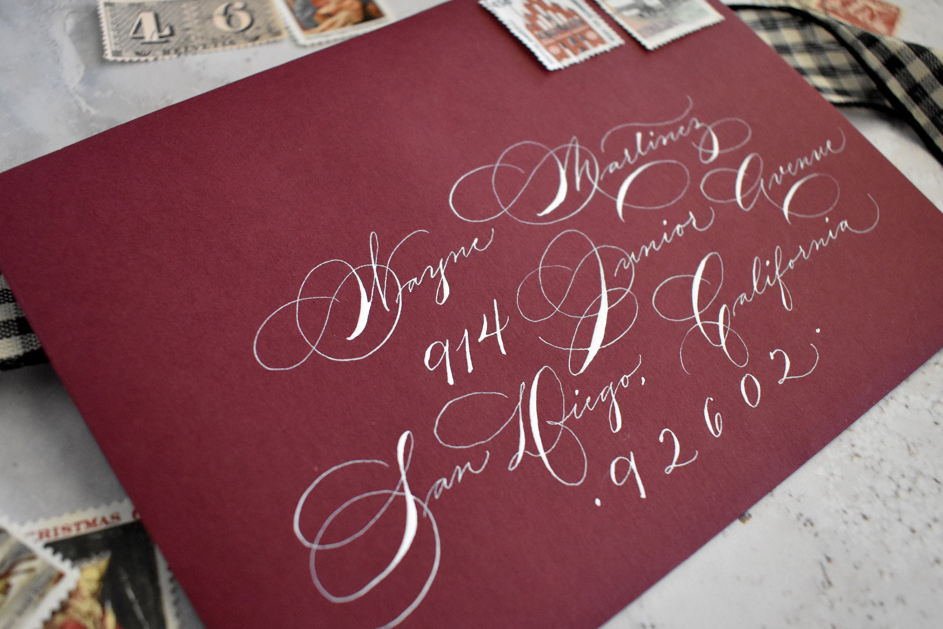 Envelope Calligraphy for Wedding Invitations Greeting - Etsy