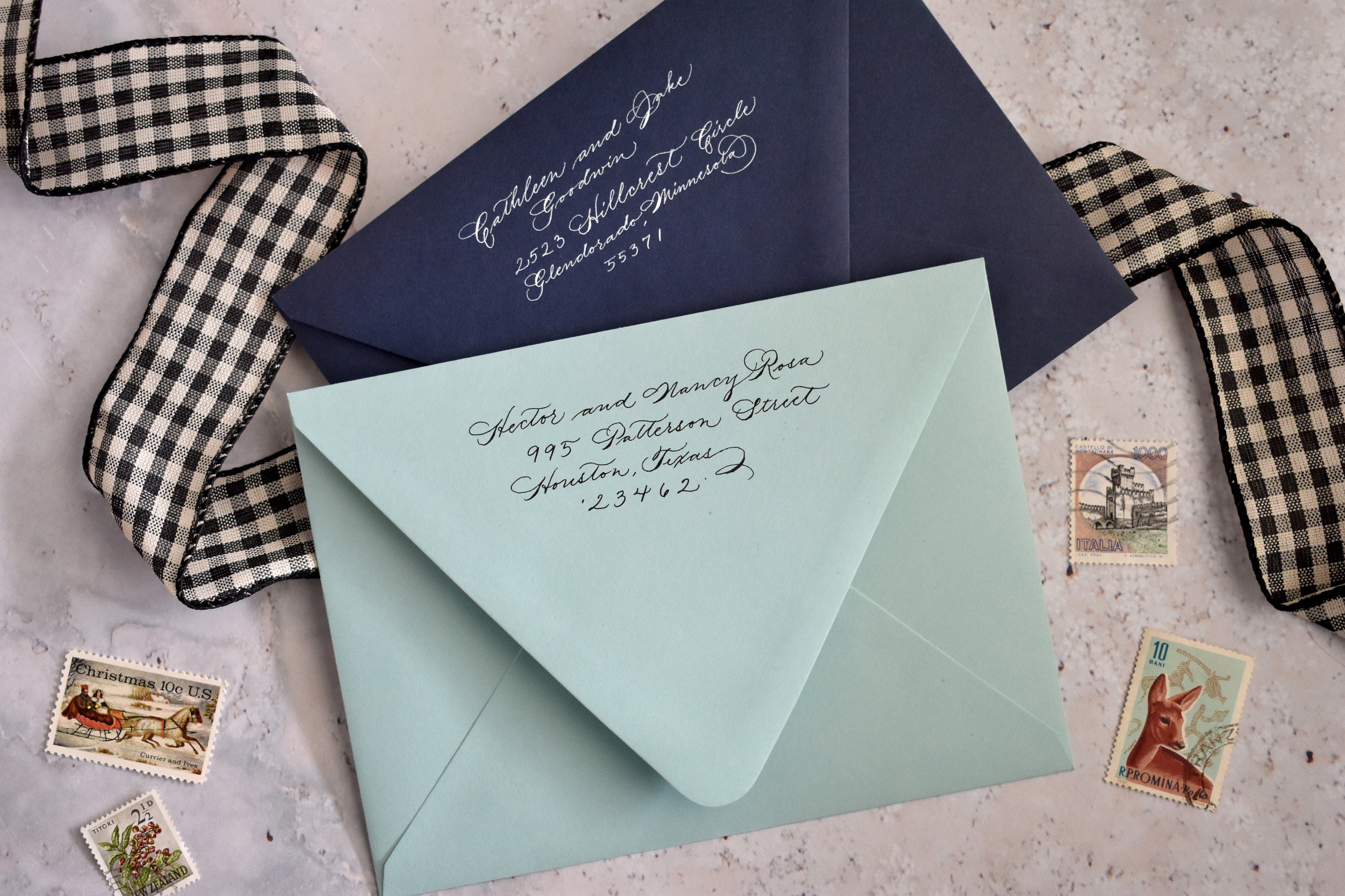 Envelope Calligraphy for Wedding Invitations Greeting - Etsy
