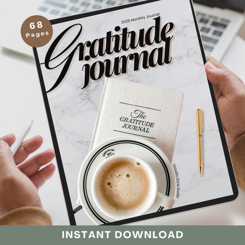2026 Digital Gratitude Journal Daily Journal Prompts Goodnotes Journal ...
