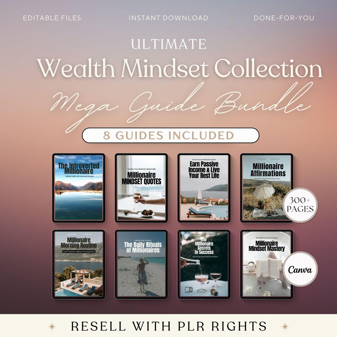 MINDSET GUIDE BUNDLE, Manifestation Financial Freedom, Ebook ...