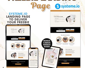 Systeme.io Opt-in Page | Landing Page | Lead Magnet Page | Coaching ...