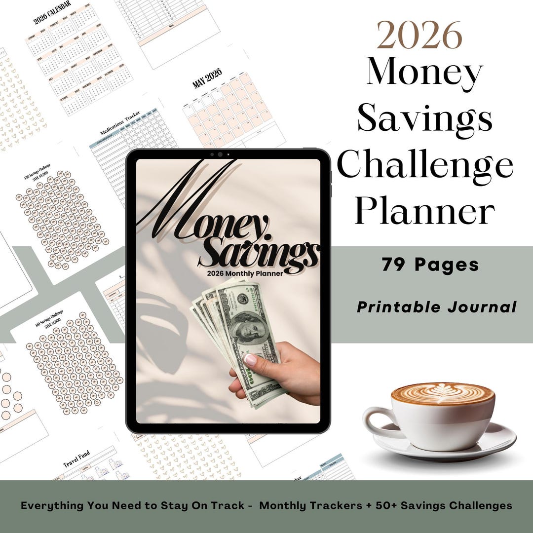 2026 Money Planner Neutral Aesthetic Budget Planner PDF Savings ...
