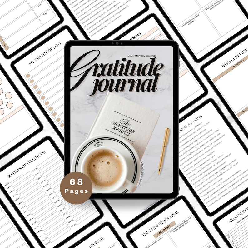2026 Digital Gratitude Journal Daily Journal Prompts Goodnotes Journal ...