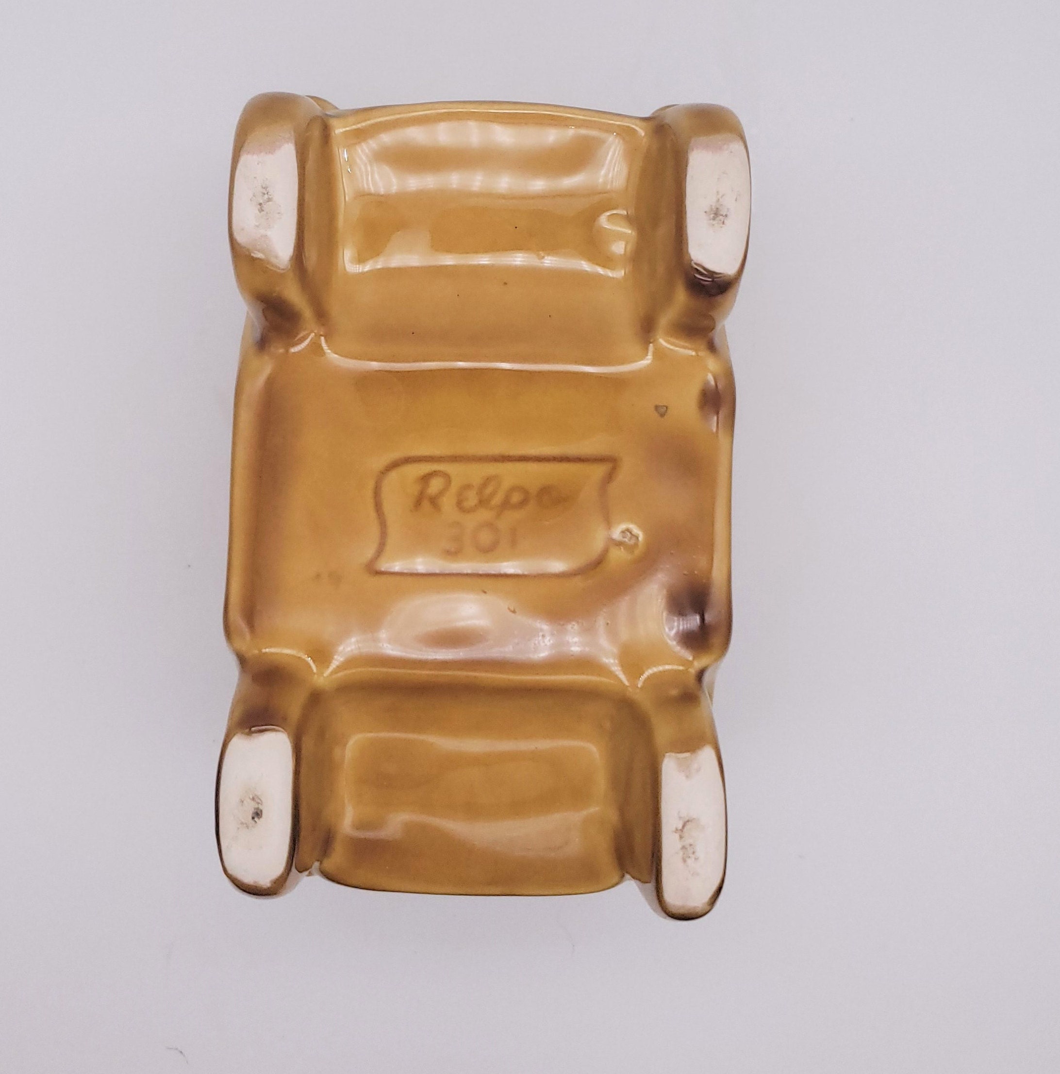 Relpo Collectible Tan Antique Car Planter '301' Ceramic Made in Japan ...