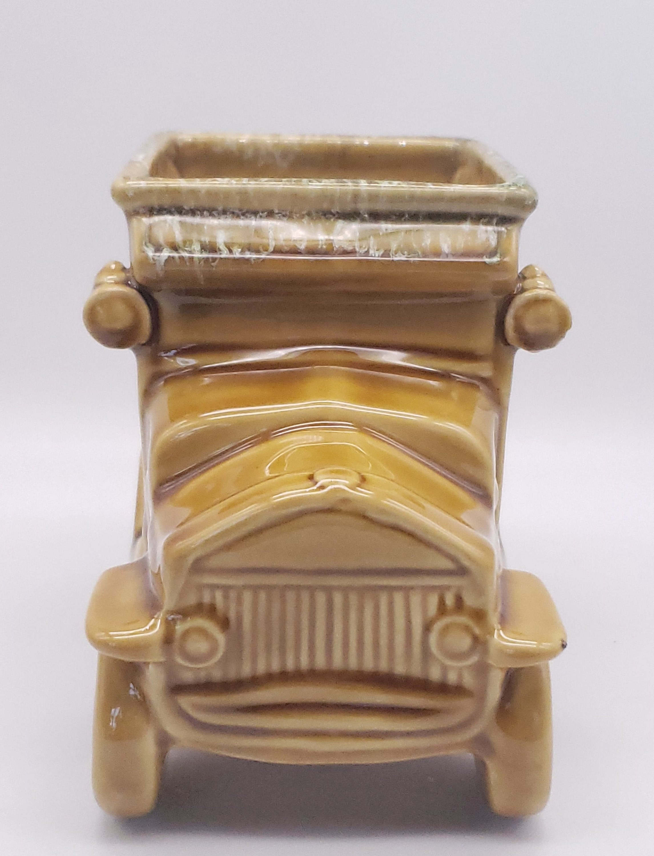 Relpo Collectible Tan Antique Car Planter '301' Ceramic Made in Japan ...