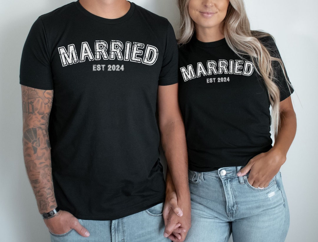 Custom Husband and Wife Shirt, Bridal Party Shirt, Honeymoon Shirt ...