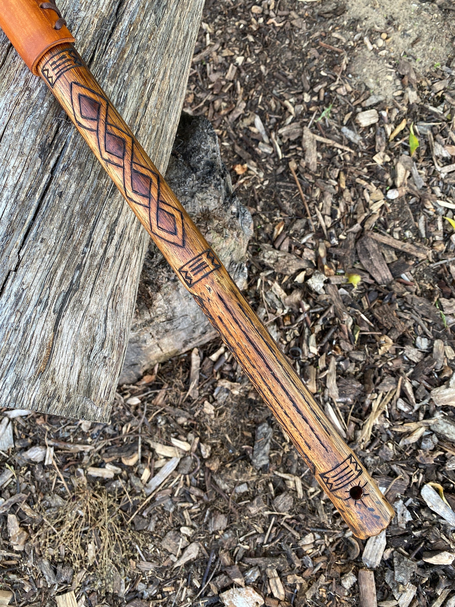 Tomahawk Hammer Pole Hatchet Hand Axe Carved Handle - Etsy