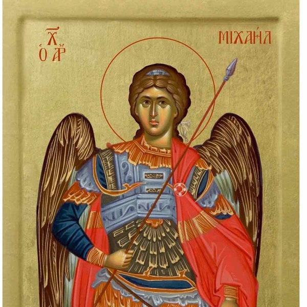 St Michael the Archangel Icon - Etsy