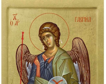 Archangel Gabriel Icon - Etsy