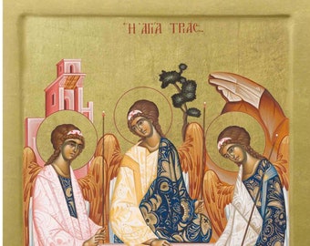 Holy Trinity Catholic POSTERS Rublev Trinity Print Three Angels ...