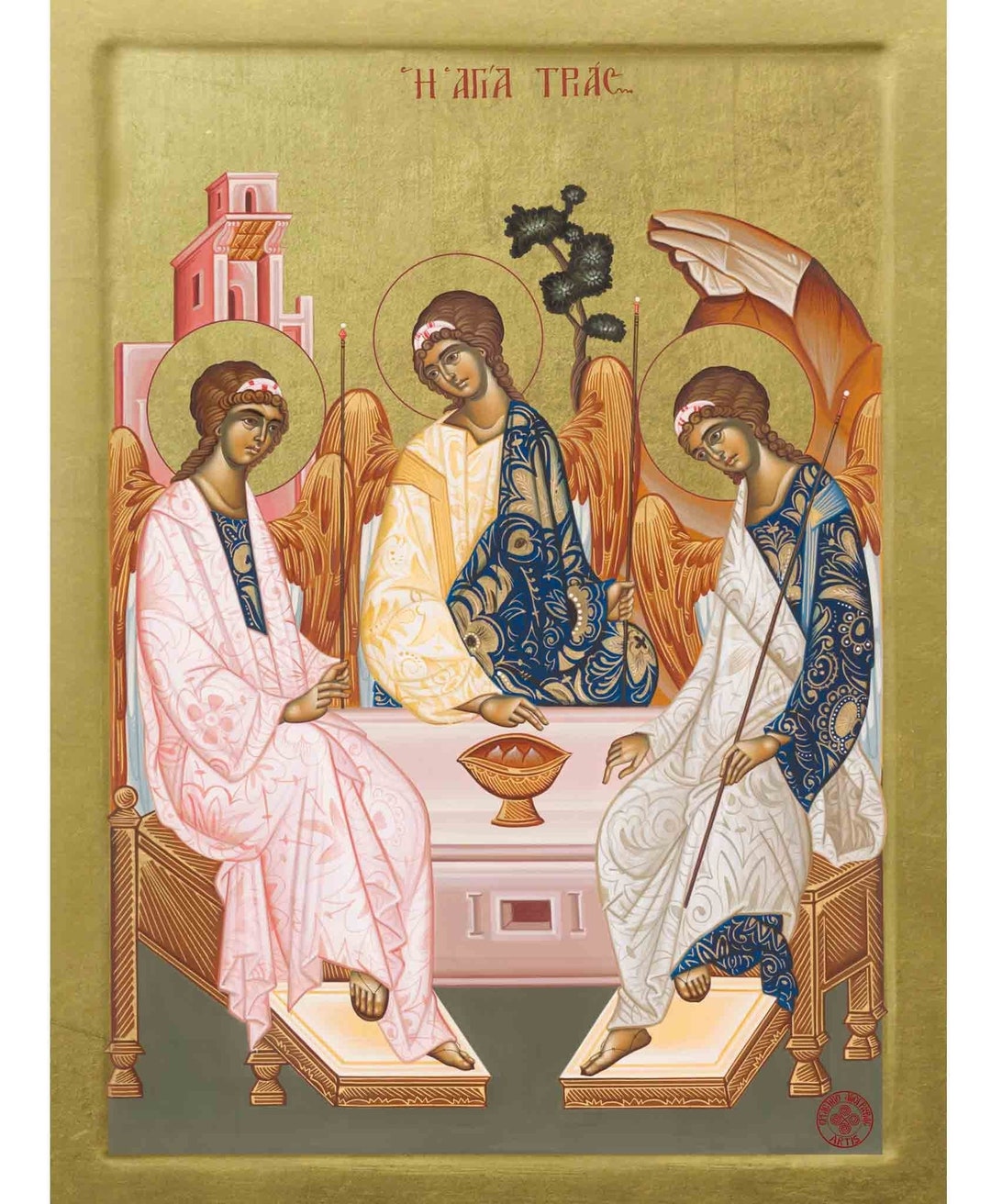 Holy Trinity Rublev - Etsy