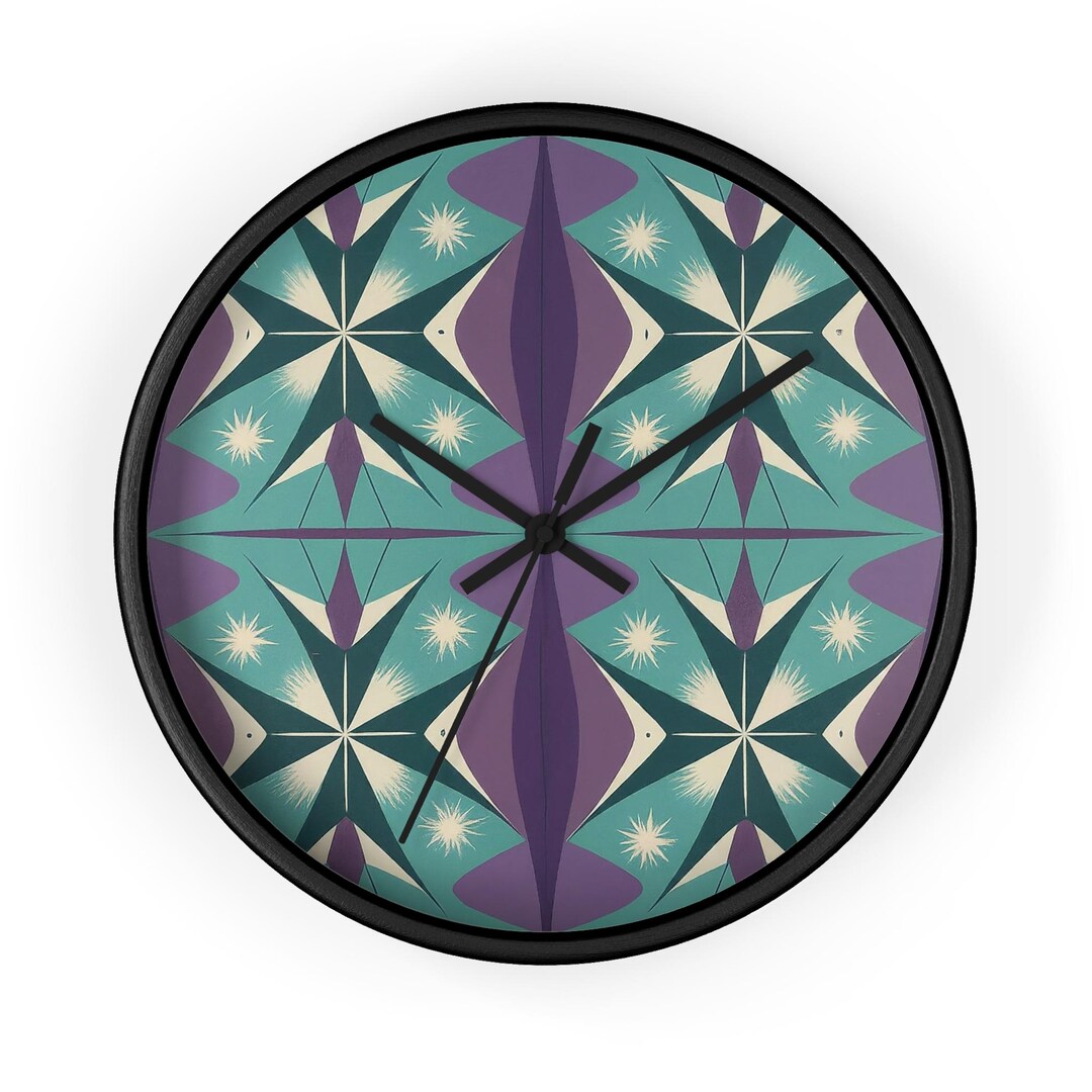 Retro Zen Timepiece: Mid-century Modern Wall Clock for Sophisticated ...