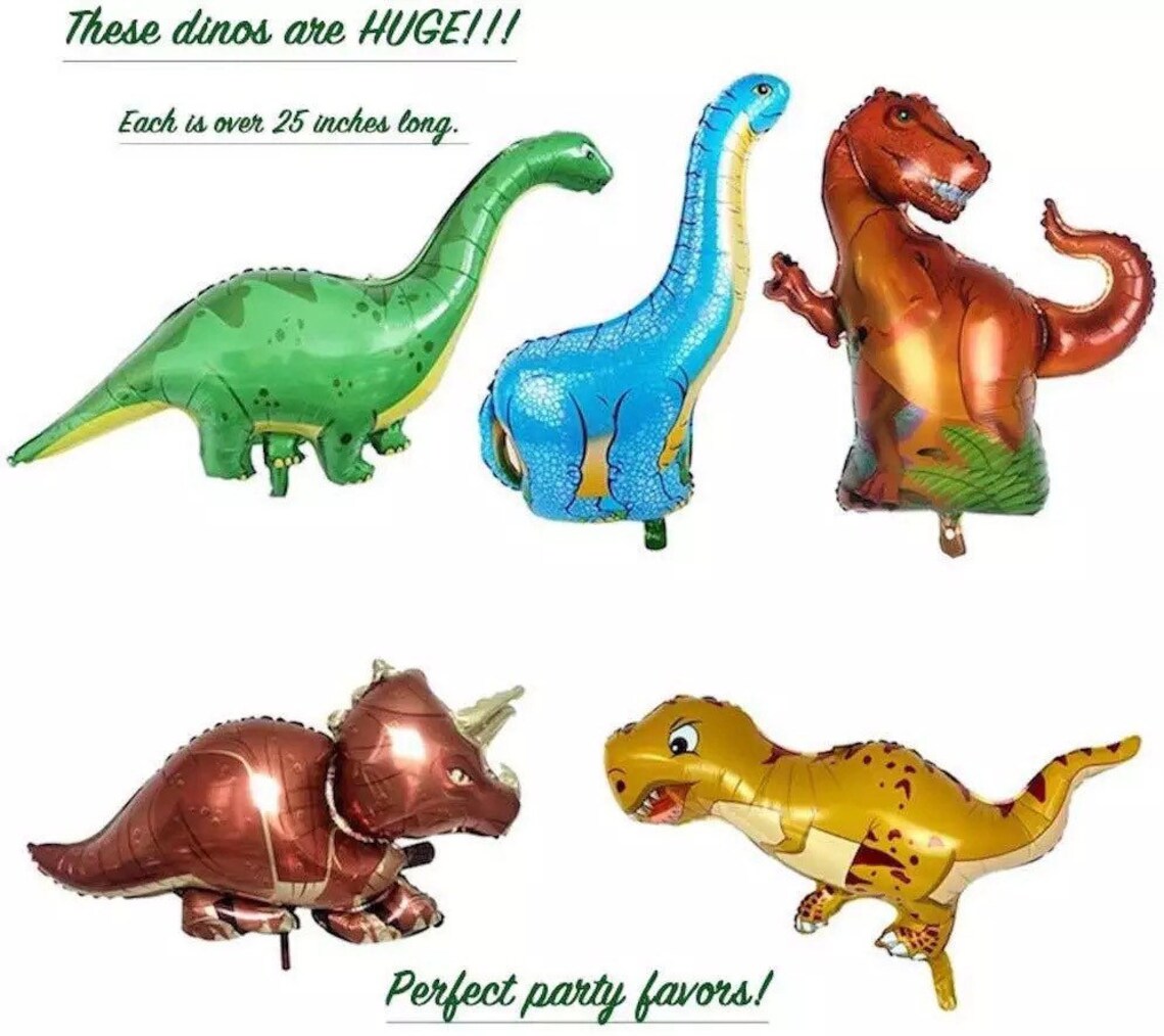 146 Pieces Birthday Dinosaurs Balloon Kit Dinosaur Balloons - Etsy
