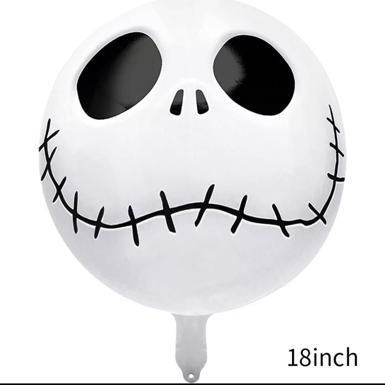 Jack Skellington Foil Balloon Skeleton Mylar Balloon Halloween Balloon Decorations Halloween ...