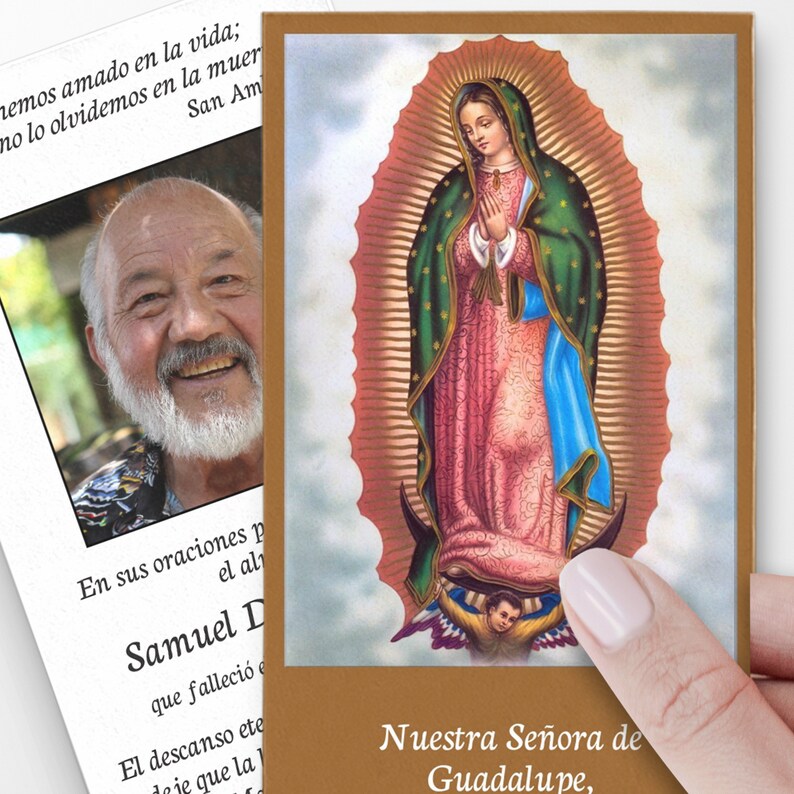 Prayer Cards, Spanish Prayer Cards, Catholic Prayer Cards, Personalized ...