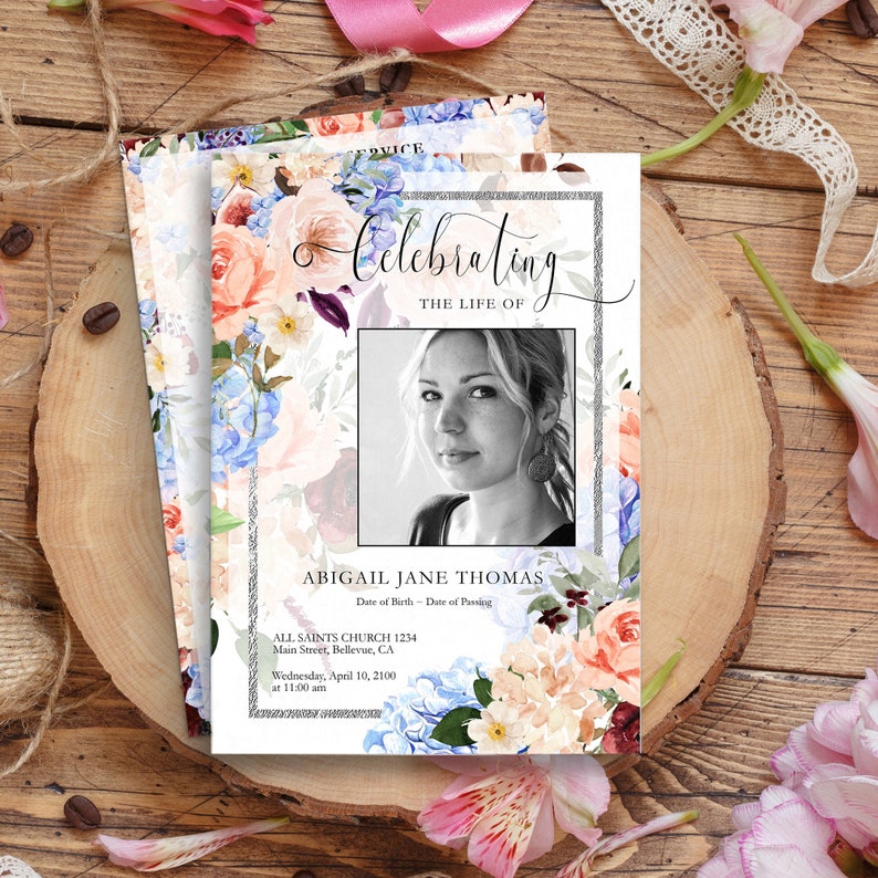 Funeral Program Template, Funeral Poems, Funeral Programs, Funeral ...