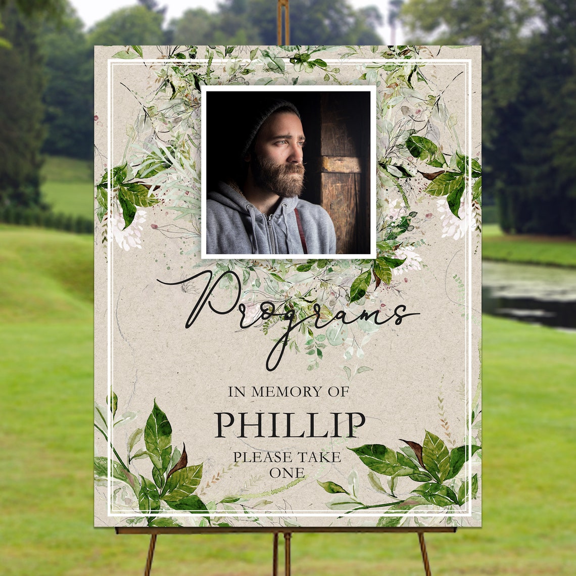 Funeral Signs, Funeral Welcome Signs, Funeral Welcome Sign Posters ...