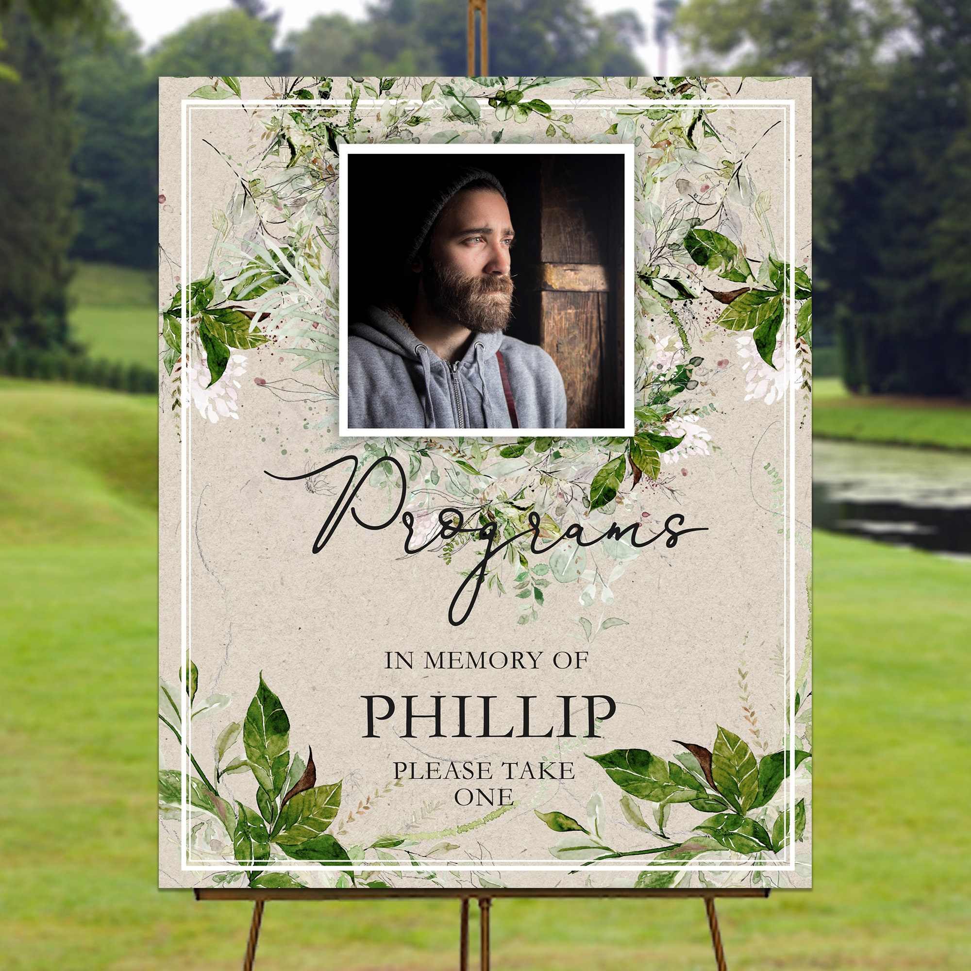 Funeral Signs, Funeral Welcome Signs, Funeral Welcome Sign Posters ...