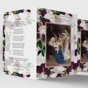 Funeral Program Template, Funeral Poems, Funeral Programs, Funeral ...