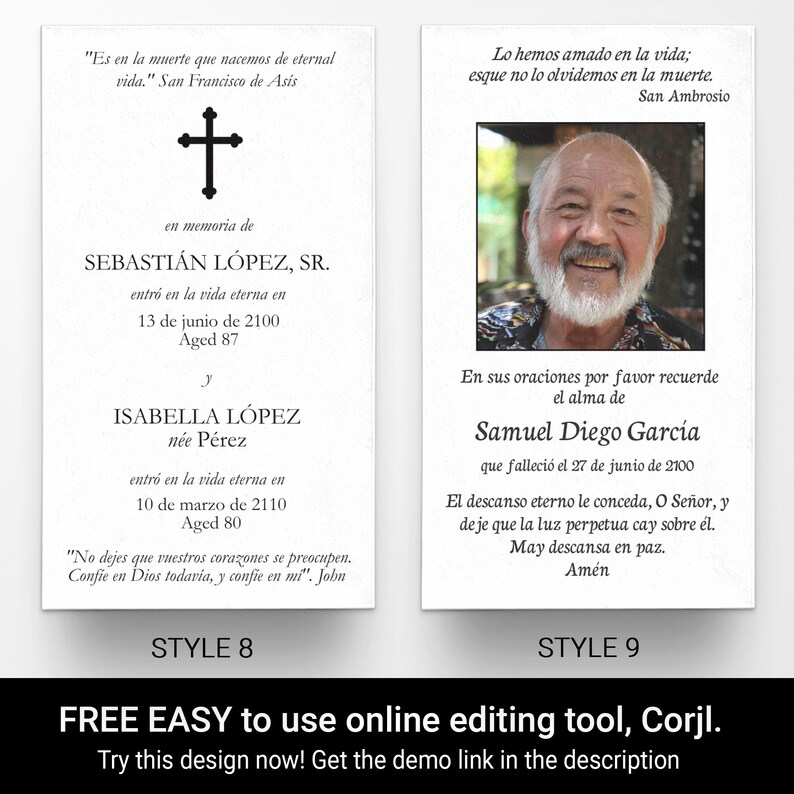 Prayer Cards, St Jude, Spanish Catholic Funeral Prayer Cards, Prayer ...