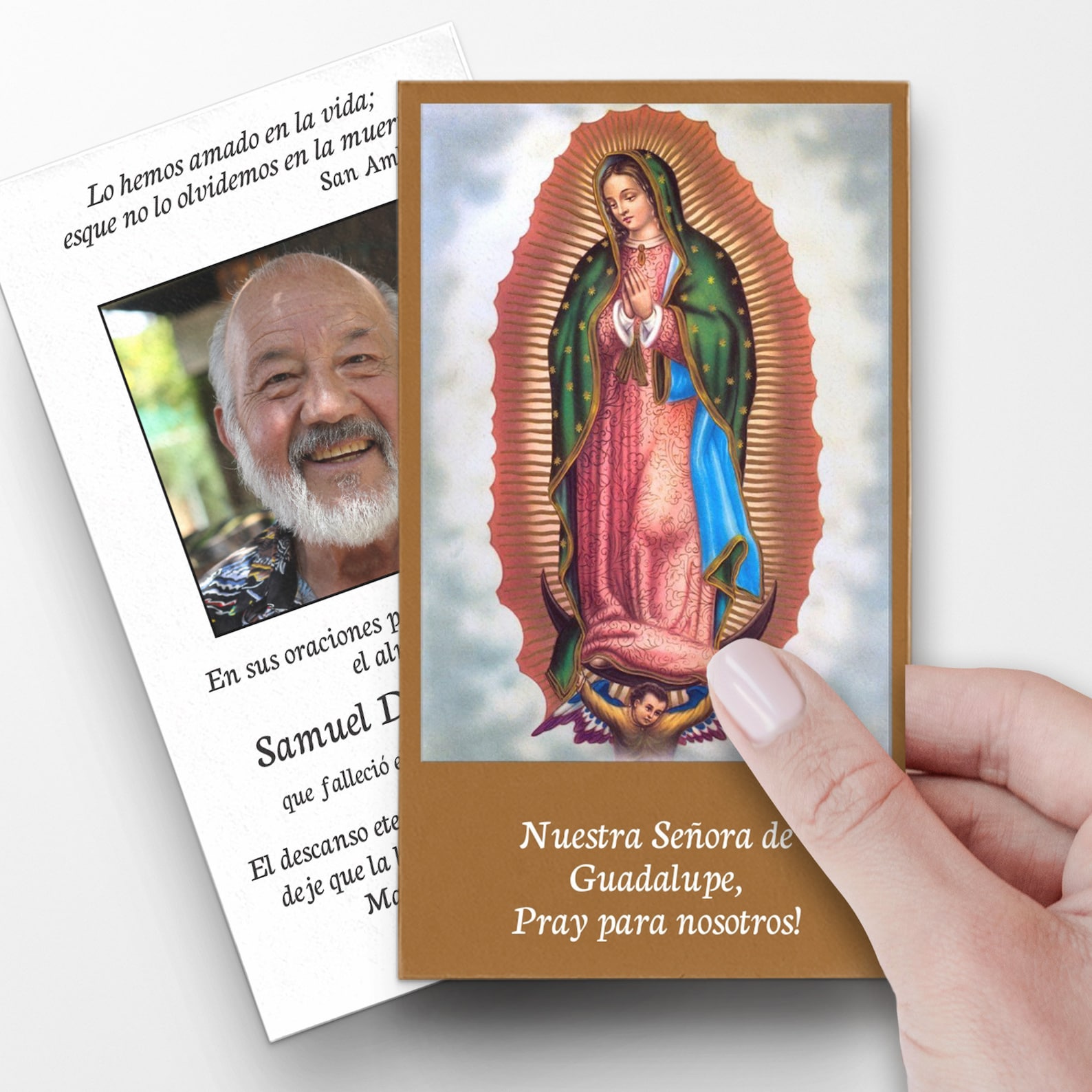Prayer Cards, Spanish Prayer Cards, Catholic Prayer Cards, Personalized ...