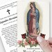 Prayer Cards, Spanish Prayer Cards, Catholic Prayer Cards, Personalized ...