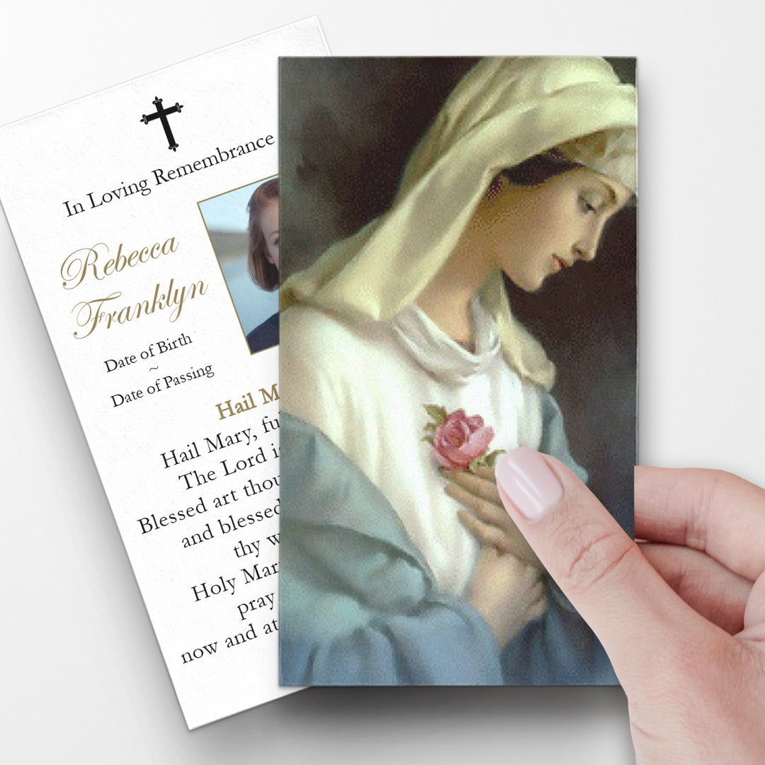 Prayer Cards, Memorial Prayer Cards, Catholic Prayer Cards ...