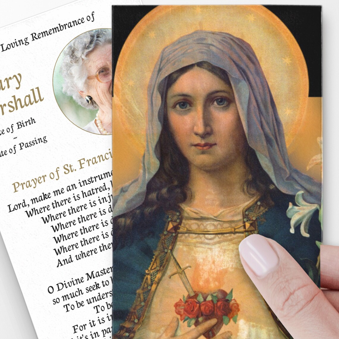 Prayer Cards, Memorial Prayer Cards, Catholic Prayer Cards ...