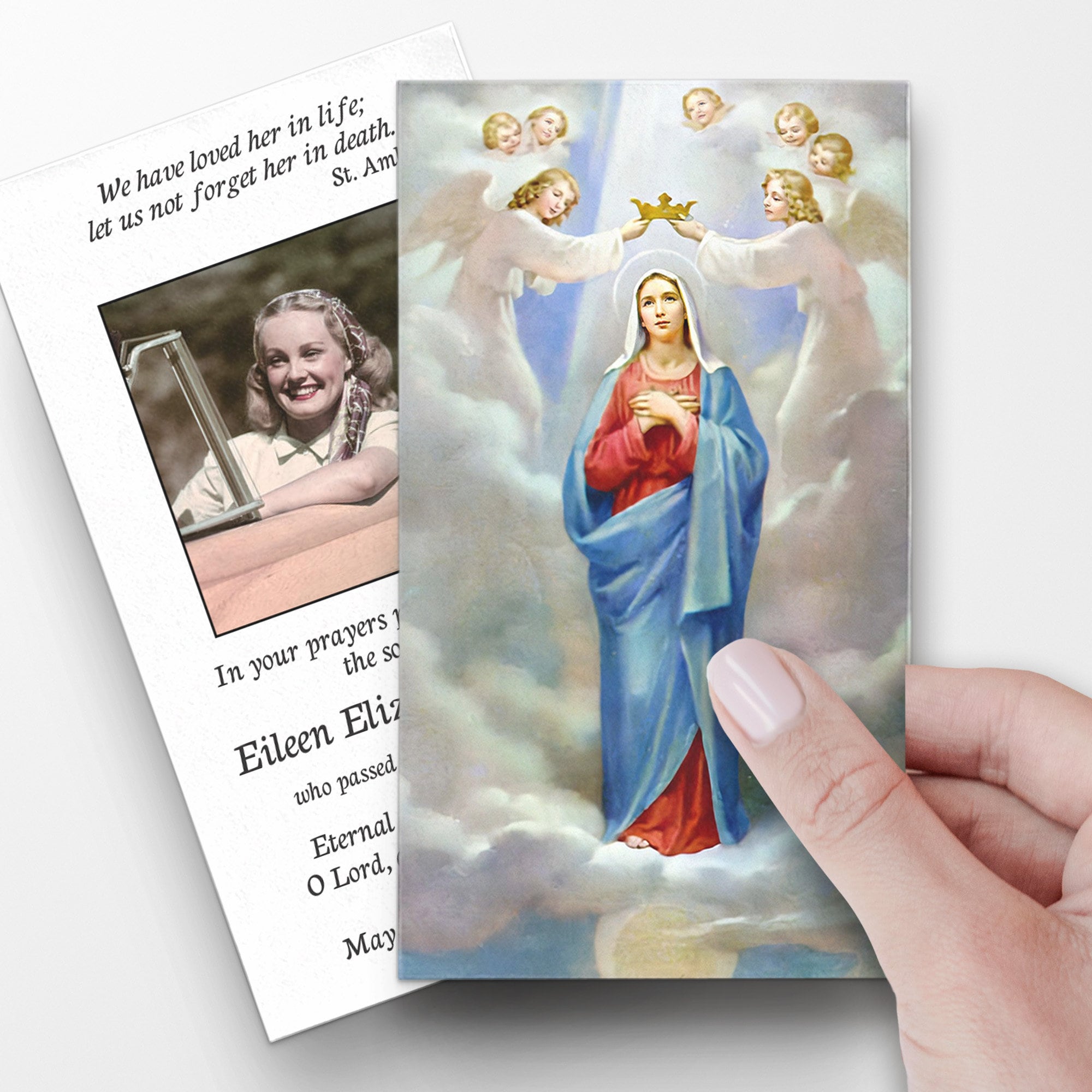 Prayer Cards, Memorial Prayer Cards, Catholic Prayer Cards ...