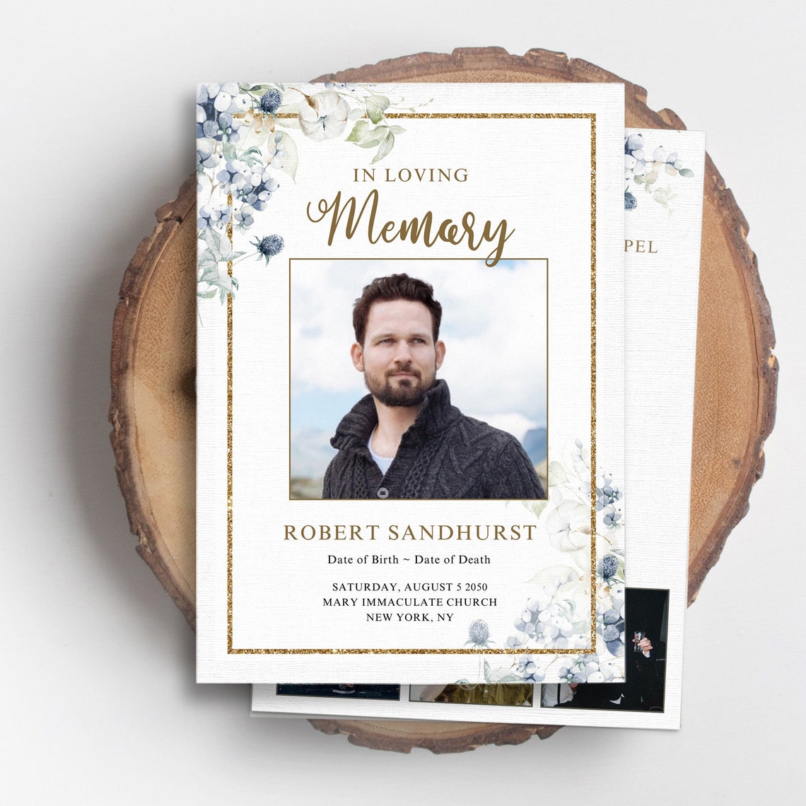 Funeral Program Template, Funeral Poems, Funeral Programs, Funeral ...