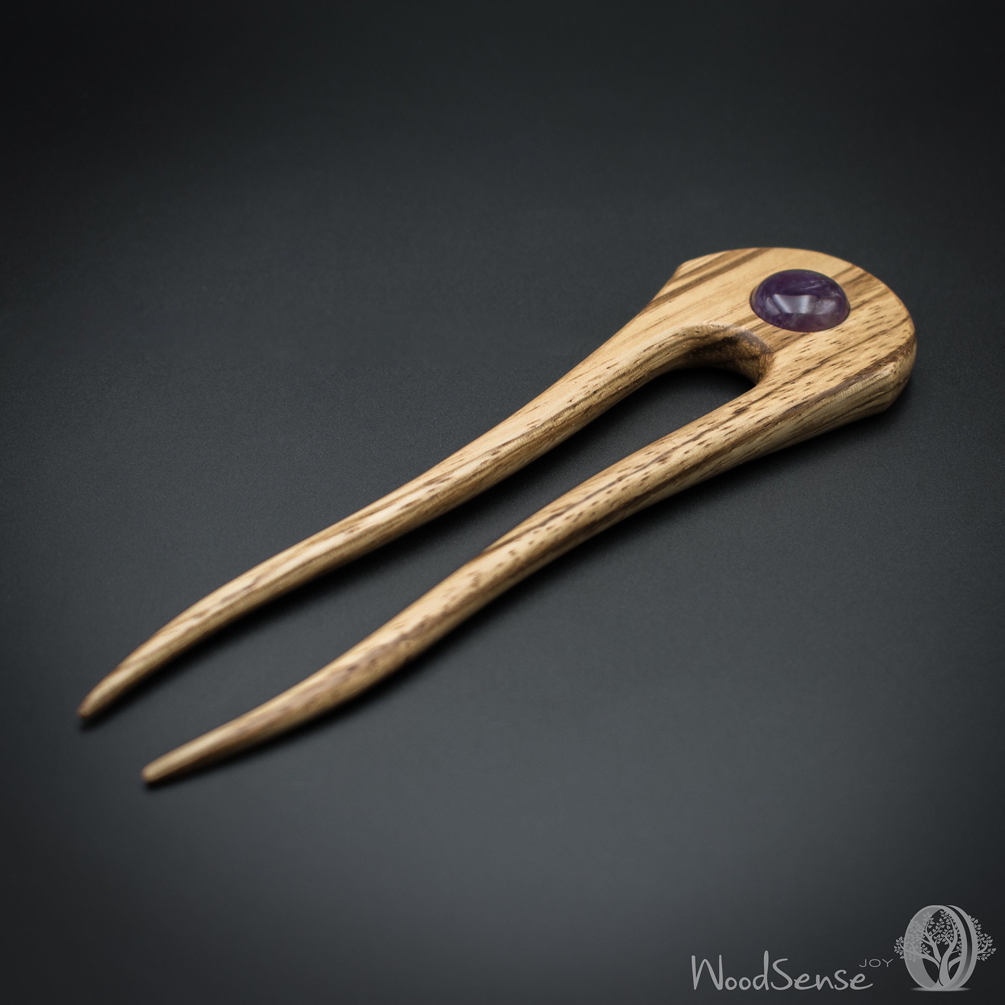 Wooden Hair Fork, 2 Prong Hair Fork, Wooden Hair Pin Hair Stick Hair ...