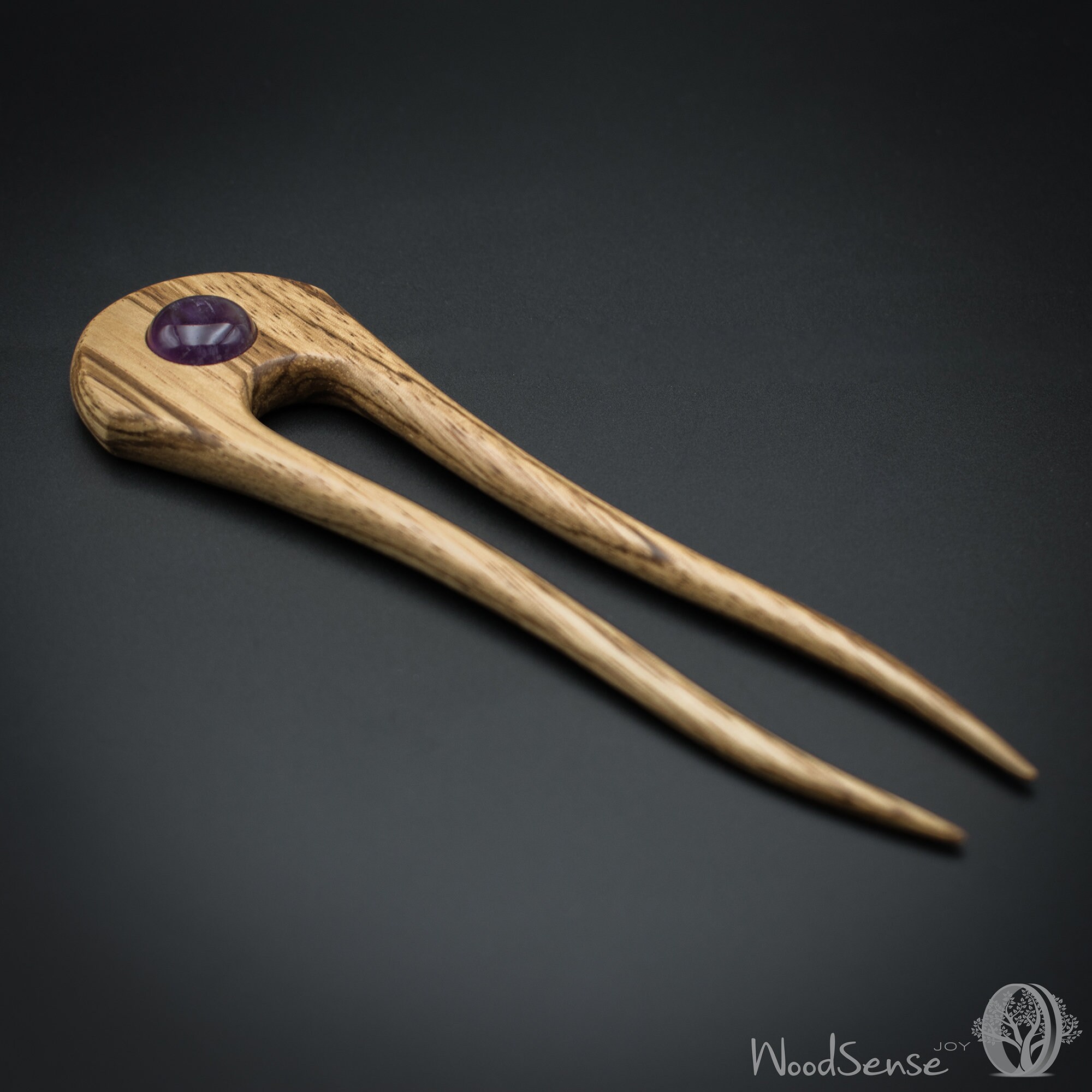 Wooden Hair Fork, 2 Prong Hair Fork, Wooden Hair Pin Hair Stick Hair ...